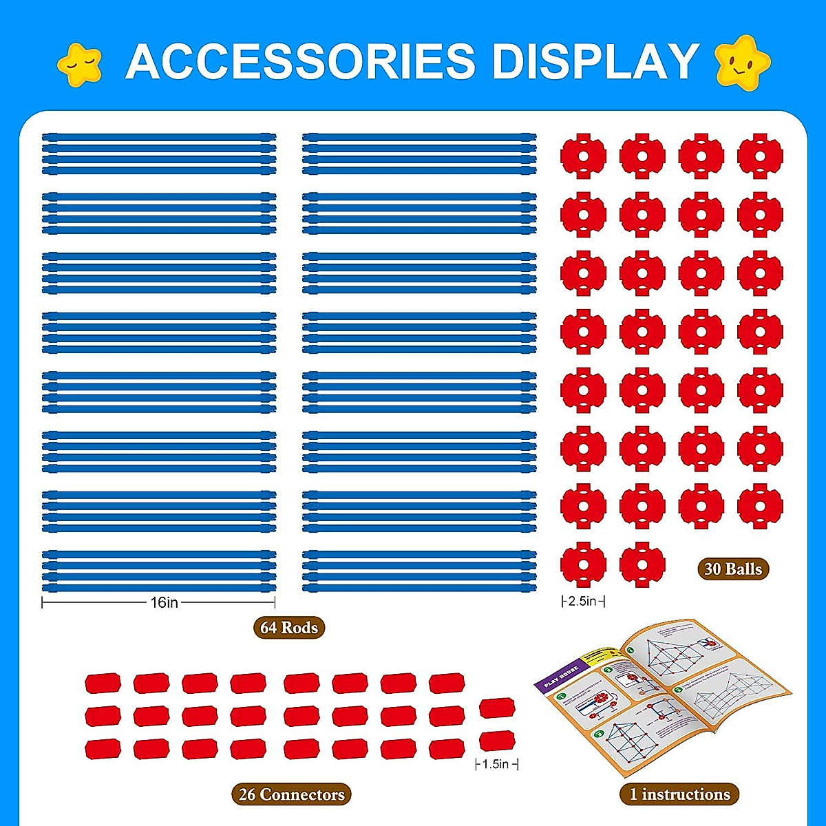 SpringFlower Fort Building Kit for Kids,STEM Construction Toys, Educational Gift for 4 5 6 7 8 9 10 11 12 Years Old Boys and Girls,Ultimate Creative Set for Indoor & Outdoors Activity,120 Pcs