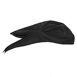 Cycling Skull Cap Sun UV Protection Cotton Bandana Dew Rap Head Wrap Running Sweatband Headband Headwear Breathable Moisture Wicking Beanie Gear Wind Dust Proof Halloween Pirate Costume (Black 17)