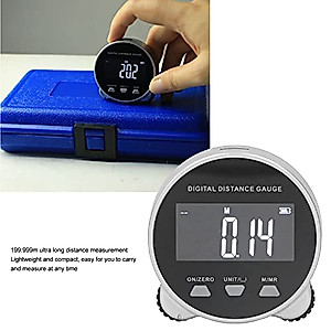 Digital Tape Measure, 656 Ft High Accuracy Electronic Rolling Ruler with LCD Display, Electronic Ruler Distance Rolling Measuring Tool for Flat Curved Diameter Odd Shape