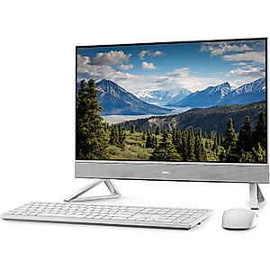 DELL Inspiron 7720 27" FHD Touchscreen All-in-One Business Desktop PC, Microsoft Office Lifetime Office & Windows 11 Pro, 13th Gen Intel 10-Core i7-1355U, 16GB RAM, 2TB SSD, GeForce MX550, Wi-Fi 6E