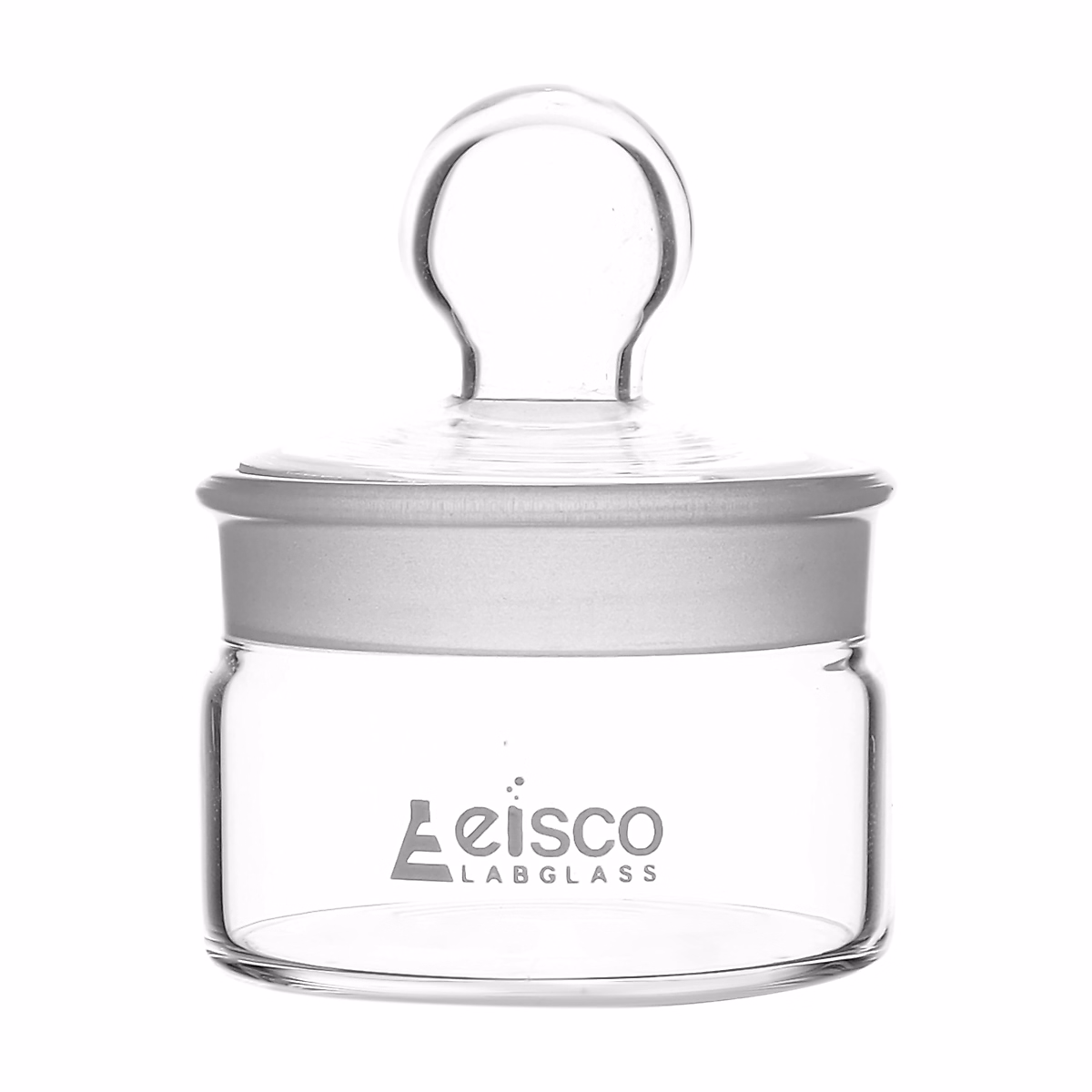 EISCO Weighing Bottle, Low Form, 20ml Capacity, Borosilicate Glass with Interchangeable Ground Stopper
