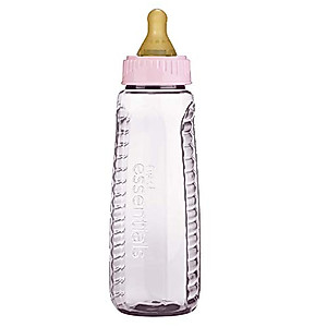 NUK - Gerber First Essentials Clearview Bottle in Assorted Colors with Latex Nipple, 9-Ounce