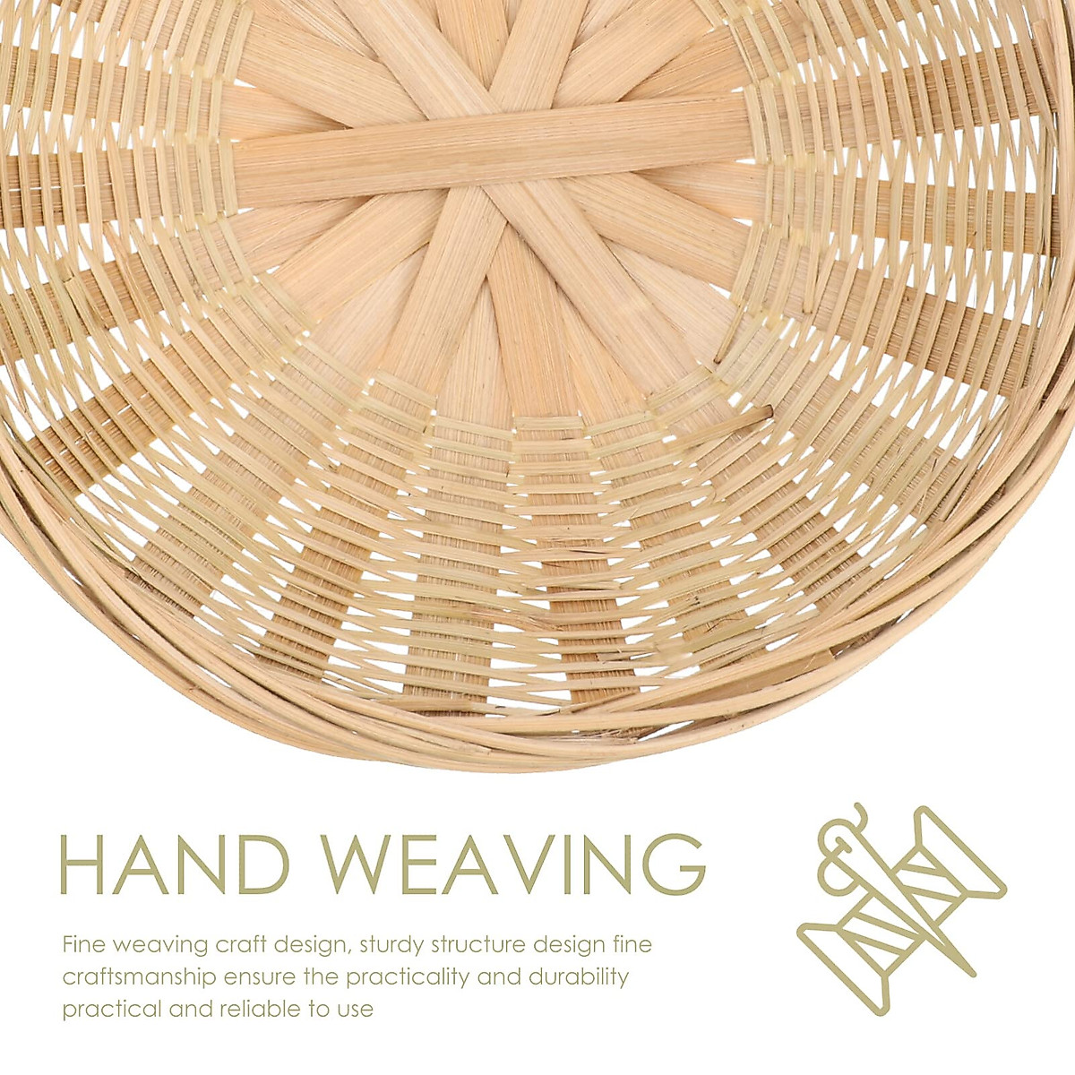 Luxshiny Rattan Storage Basket Decorative Woven Basket with Lid Pumpkin Shape Round Wicker Box Egg Holder Organizer Bin Pot Container for Snack Chess Fruit Makeup S