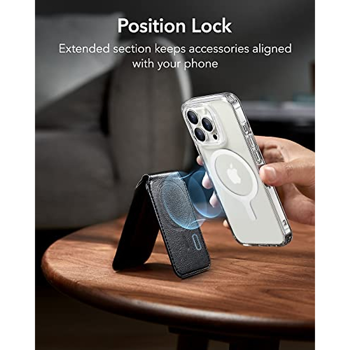 ESR MagSafe Ring 360 (HaloLock), MagSafe Sticker, MagSafe Magnet, Universal Magnetic Conversion Kit for iPhone 14/13/12/11/X Series, Galaxy S23/S22/S21/20 and More, 2 Pack, MagSafe Accessories, White