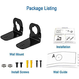 notiela Wall Mounting Bracket for Samsung Sound Bar HW-M450 HW-M550 HW-M430 HW-M360 HW-MM45 HW-K360 HW-K650 HW-K651 HW-K450 HW-KM36 HW-KM37 Soundbar Wall Mounts Kit
