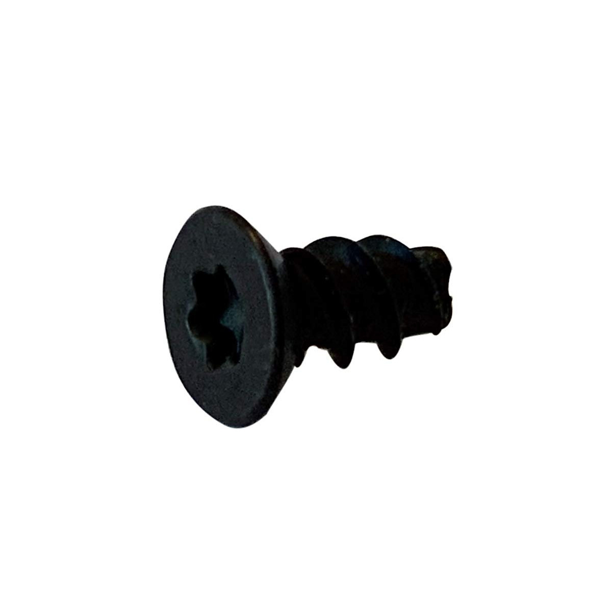 Small Parts 0404LTUB Steel Thread Rolling Screw for Plastic, Black Oxide Finish, 82 Degree Flat Head, Star Drive, #4-20 Thread Size, 1/4" Length (Pack of 100)