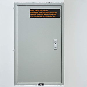 uxcell Blank Metal Card 80x22x0.3mm Painted Aluminum Plate for DIY Laser Printing Engraving Black 10 Pcs