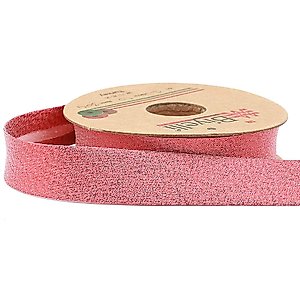 New Lurex Shiny Metallic Bias Binding Single Fold 20mm-13/16inch (10meters-10.93yds)… New Lurex Shiny Metallic Bias Binding Single Fold 20mm-13/16inch (10meters-10.93yds (Red)