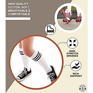 Yacht & Smith Men's & Women's Wholesale Bulk Cotton Tube Socks, Referee Style, by SOCKS'NBULK