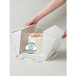 SMARSTICKER 0.75 inch Adventure Awaits Baby Shower Kiss Favors Sticker Labels Gender Neutral Party Circle Chocolate Drop for Baby Favors,Envelope Seals,Goodie Bags, Boxes 300pcs, Blue