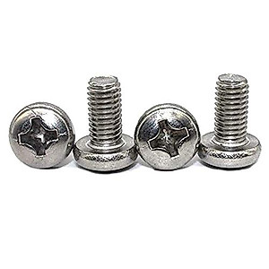 (50 pc) M5-0.8x8 mm Pan Head Phillips Machine Screws,18-8 Stainless Steel by Fullerkreg