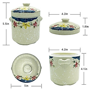 Witcreate Outdoor Indoor Large Citronella Candle, 20OZ, Coarse Pottery Container, Patio, Camping