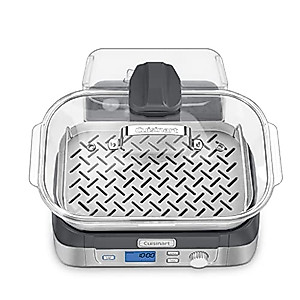 Cuisinart STM-1000 Cook Fresh Digital Glass Steamer, One Size, Stainless Steel