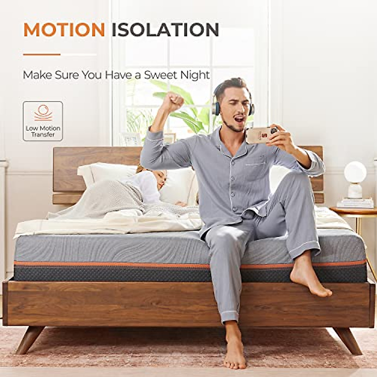 Sweetnight Memory Foam Mattress, 10 Inch Full-Size Mattress in a Box