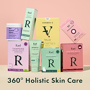Rael Face Mask Skin Care, Collagen Face Masks - Bamboo Facial Sheet Mask, Korean Skincare, with Collagen Essence and Fruit Extracts, Nourishing and Moisturizing, All Skin Types (Collagen, 5 Sheets)