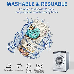 Dog Playpen Urine Pad Dog Pee Pads Puppy Pads, [PLAYPEN NOT Included!!] Reusable Pet Training Pads,Large Pet Pee Pad,Waterproof Pet Pads for Dog Bed Mat,Super Absorbing Whelping Pads (Urine Pad)