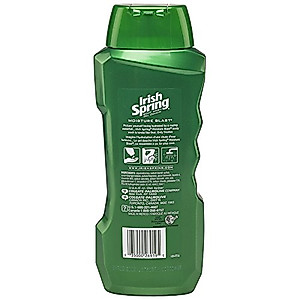 Irish Spring Body Wash, Moisture Blast, 18 fluid ounce, 4 Count (Pack of 1)