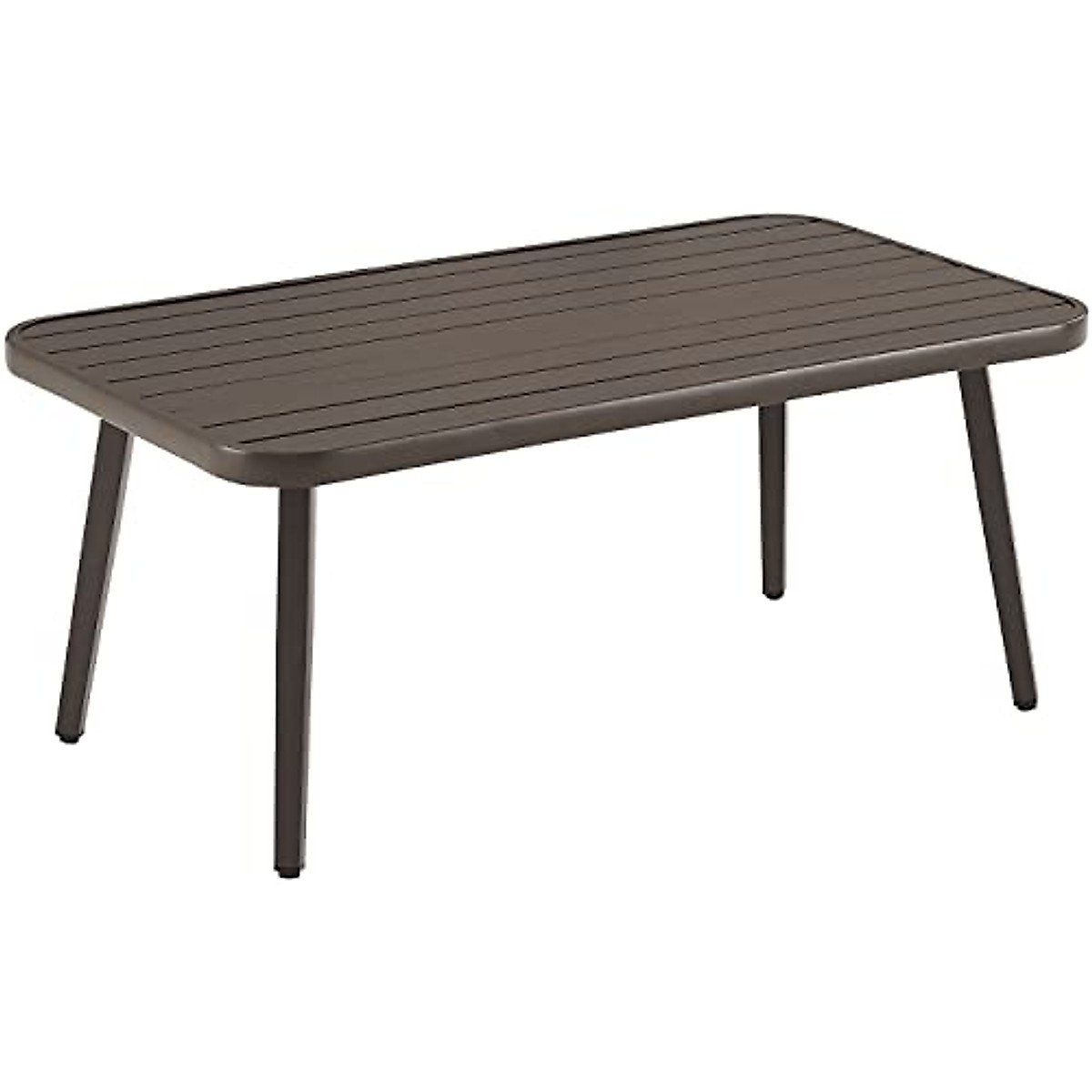 Crosley Furniture CO7360LB-LG Haven Outdoor Wicker 2-Piece Conversation Set (Loveseat, Coffee Table), Light Brown with Light Gray Cushions