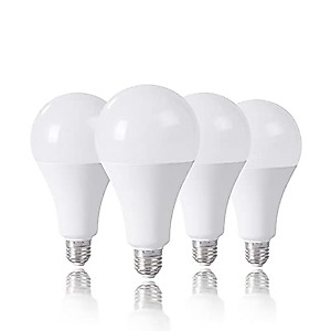 3 Way LED Light Bulb 50 100 150W Equivalent, Replacement Incandescent,A19 Light Bulb 5/10/15W 3000K Soft White E26 Medium Base, 4 Pack