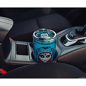 Disney Nightmare Before Christmas Sugar Skulls Plastic Travel Tumbler with Lid