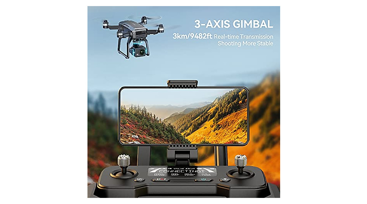 Bwine F7 GPS Drone with 4K Camera & 75-Min Flight Time