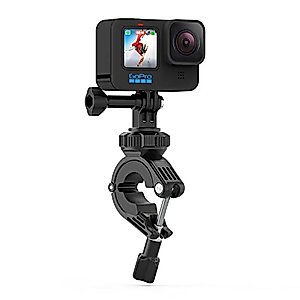 Sametop Handlebar Clamp Mount Motorcycle Bike Pole Mount Compatible with GoPro Hero 11 10 9 8 7 6 5 Session DJI Action Cameras - 360 Degree Rotation
