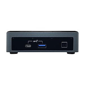 Intel PC Intel NUC NUC10i7FNHN Mini PC/HTPC - 10th Gen Intel 6-Core i7-10710U up to 4.70 GHz CPU, 64GB DDR4 RAM, 1TB SSD, Wi-Fi + Bluetooth, Intel UHD Graphics, 4K Support, Windows 10 Pro