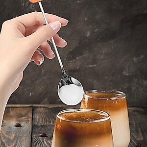 Spoons 6pcs resin Halloween Dinnerware Halloween Elements Spoon for Eating Halloween Dessert Spoon Kitchen Spoon Multipurpose Spoon household Stainless steel