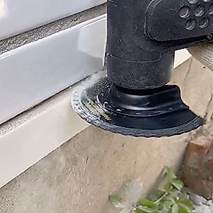 HEMUNC 3pcs Oscillating Tool Blades for Grout Removal Tile Mortar Concrete Masonry 1/8, Fit for Dewalt Milwukee Rockwell Bosch Dremel Ryobi Ridgid Multitool