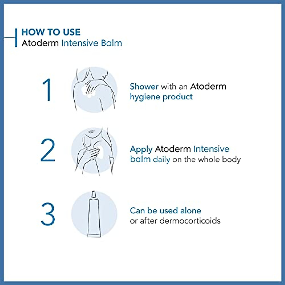 Bioderma Atoderm Intensive Balm, Hydrating Balm For Dry To Atopic Sensitive Skin, Face & Body Moisturizer With Ultra Soothing Anti-Itching Formula, Fragrance-Free, Non-Greasy & Non-Sticky For Family