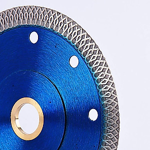 GoYonder 4.5 Inch Super Thin Diamond Saw Blade for Cutting Porcelain Tiles,Granite Marble Ceramics (4.5" -Blue (10 pcs))