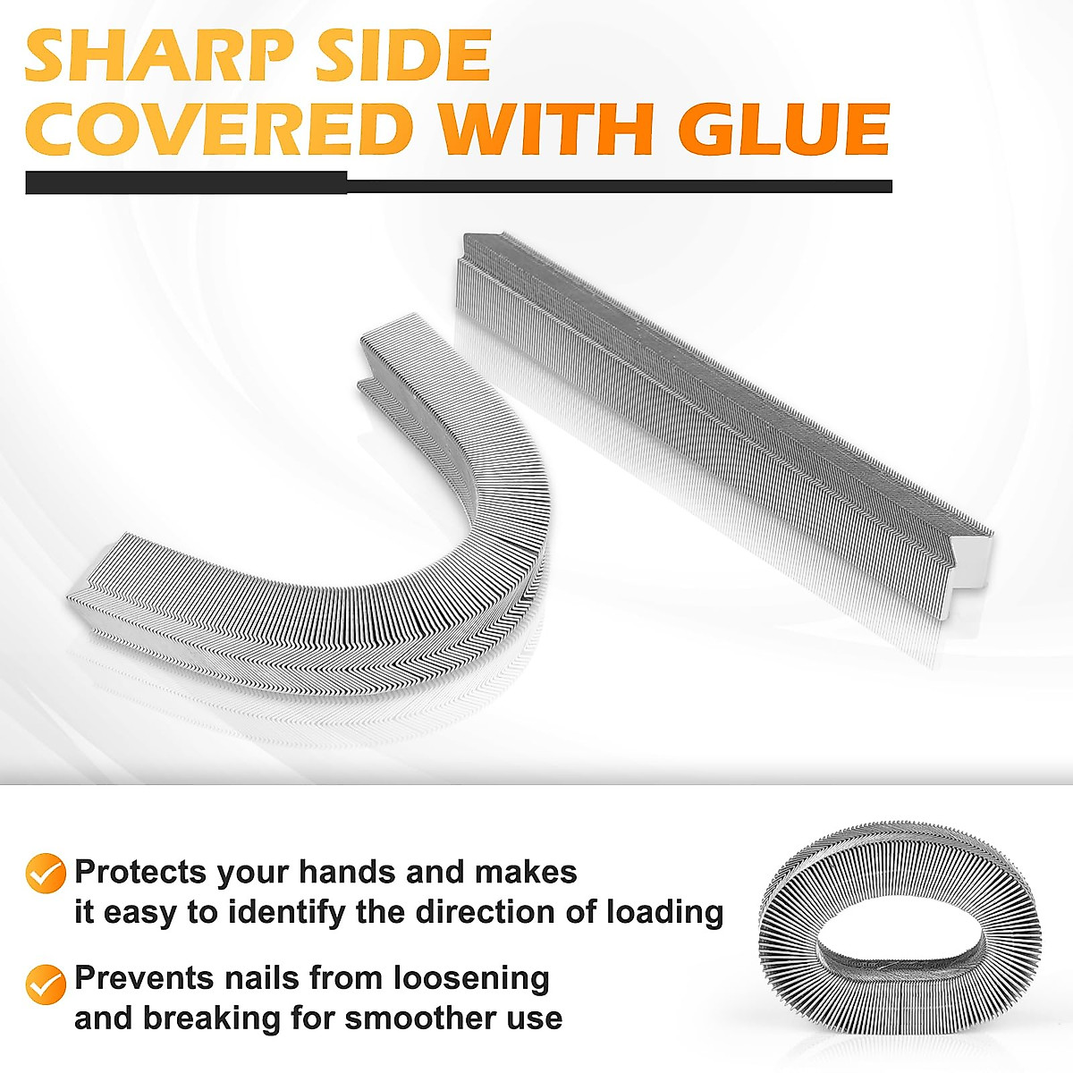 10MM V-Nails 30 Gauge 10.3mm Diameter 10mm Length UNI Hard Wood Type V Nails for V1015 Picture Frame Nailer 4,000 PCS/BOX