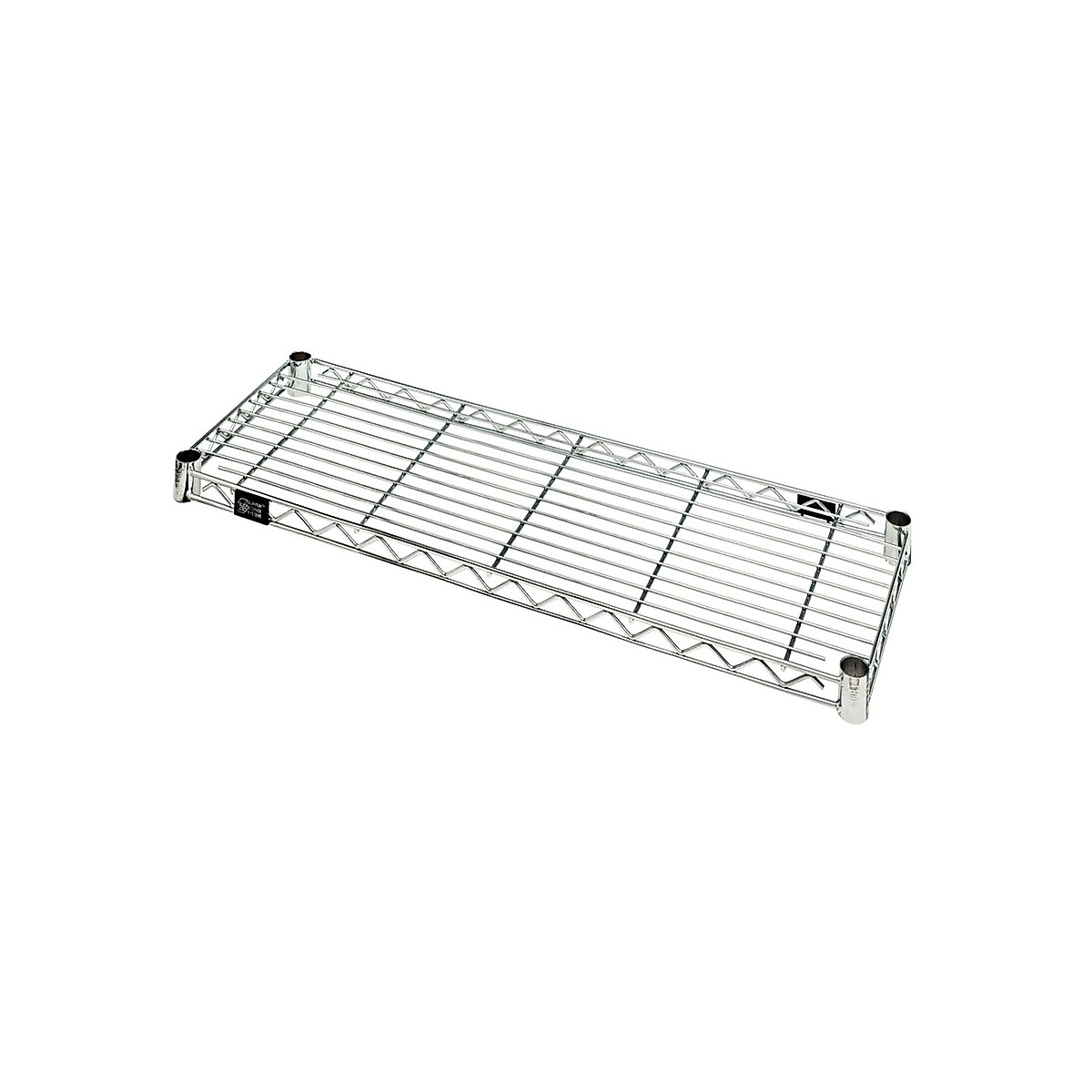 Quantum Storage 1248C Extra Shelf for 12" Deep Wire Shelves, Chrome Finish, 800 lb. Load Capacity, 1" Height x 48" Width x 12" Depth