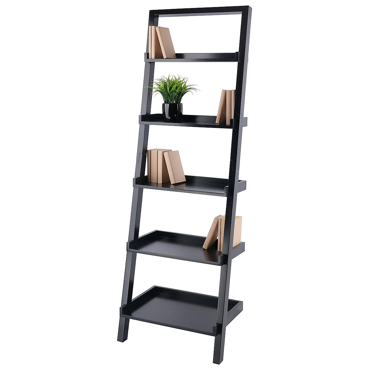 Winsome Wood Bailey Shelving, Black