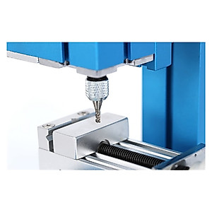 DONCK Wood Lathe Mini Metal Lathe DIY Miniature Milling Machine Miller 100-240V Woodworking Metal Aluminum Processing Tool Mini Milling Machine