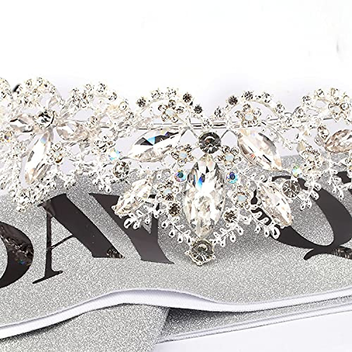 Birthday Crowns for Women, Aprince Birthday Tiaras for Women Crowns and Tiaras for Women Girls Birthday Crown and Birthday Queen Sash Silver Crown Queen tiara for Wedding Prom Party Halloween