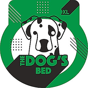 The Dog’s Bed Orthopedic Dog Bed XL Grey Poly-Linen 43.5x34, Memory Foam, Pain Relief: Arthritis, Hip & Elbow Dysplasia, Post Surgery, Lameness, Supportive, Calming, Waterproof Washable Cover