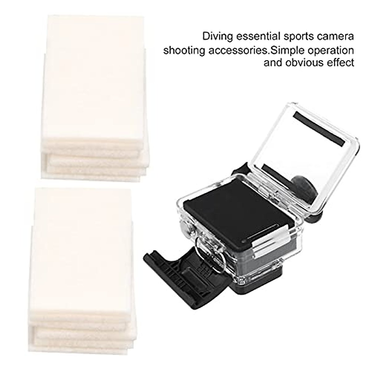 01 02 015 Camera Accessory, Effective Compact Anti‑Fog Inserts User Friendly Simple Operation Portable for Camera
