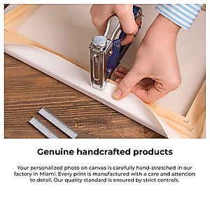 PICANOVA – Custom Canvas Prints with Your Photo 10x8 inch – Customize with Your Own Picture & Text – Personalized Photo Canvas Print Stretched on Wooden Frame – Gallery Wrap Wall Art Decor