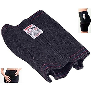 Dog's Hair Wool Therapeutic Belt for the Back and Waist Warming Orthopedic Bandage for Back Pain Arthritis, Neuritis (S)
