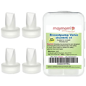 Maymom Pump Valve Compatible with Ameda Purely Yours, MYA Joy Pumps (NOT for MYA or MYA Pro); Replacement Duckbills to Replace Ameda Pump Valves; Retail Packaging Factory Sealed