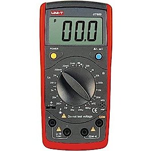 UNI-T UT603 LCR Meter Resistors Capacitors Inductors Tester Resistance 200Ω-20MΩ Capacitance(C) 2nF-20H Inductance 2mH-20H