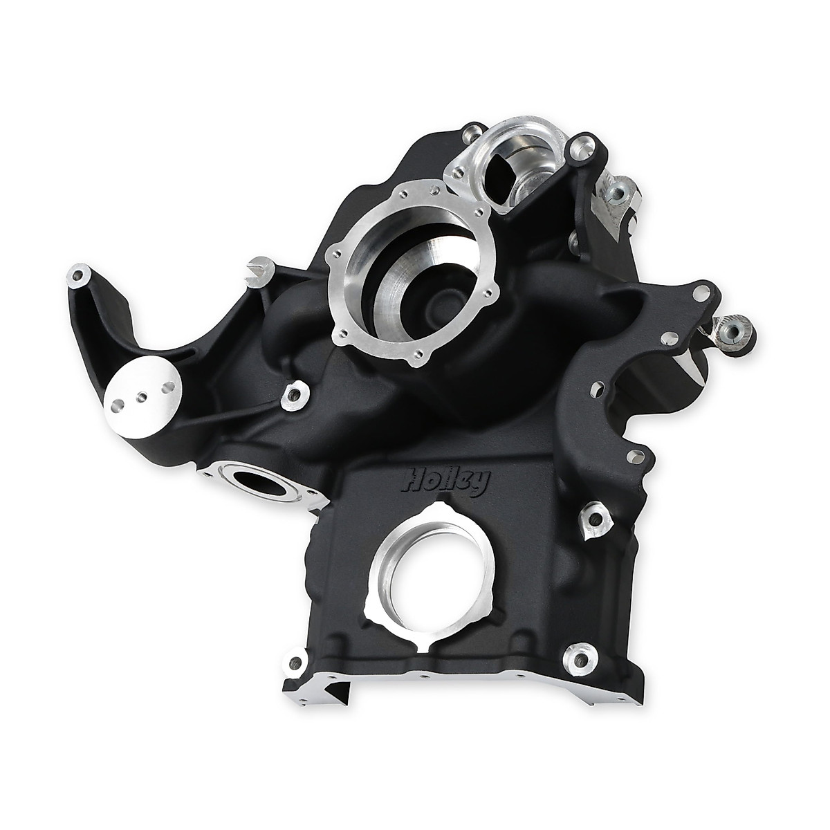 Holley 20-292BK Premium Mid-Mount Complete Accessory System - Black Finish