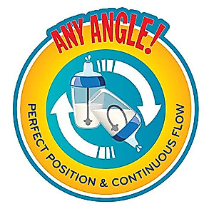 Nuby Tritan No-Spill Trainer Cup with Silicone Spout & 360 Weighted Straw with Hygienic Cover