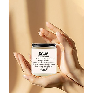 Graduation Gifts for Her Him 2024, Inspirational Gifts for Women Men, Congratulations Gifts, New Job, Promotion, Proud of You Gifts, Handmade Lavender Natural Soy Wax Candle Gifts (7oz)