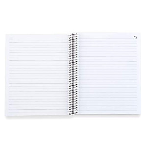 Erin Condren 8.5" x 11" Spiral Bound College Ruled Notebook - Layers Colorful. 160 Lined Page Note Taking & Writing Notebook. 80Lb Thick Mohawk Paper. Stickers Included