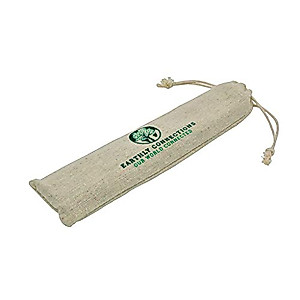Bamboo Straws Drinking Reusable- Includes FREE Cleaning Brush and FREE Travel Pouch- Eco-Friendly, Zero Waste, Compostable and Biodegradable Straw for Tea, Coffee, Water and Juice- 10-Pack