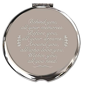 Coworker Leaving Gifts for Women Graduation Gifts for Her Travel Gifts for Women Farewell Gifts for Women Graduation Gifts for Her,Travel Mirror Silver