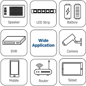 BestCH AC Adapter for Infant Optics DXR-5 DXR-871 Digital Video Camera Baby Night Vision Monitor Power Supply Cord Cable PS Wall Home Charger Mains PSU