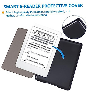 UKCOCO Tablet Case Ultra- Thin Cover Ebook Reader Cover Auto Wake Cover E-Reader Electronic Case Auto Wake Protective Case Pattern Protective Case Ultra-Thin Protective Cover Leather Case